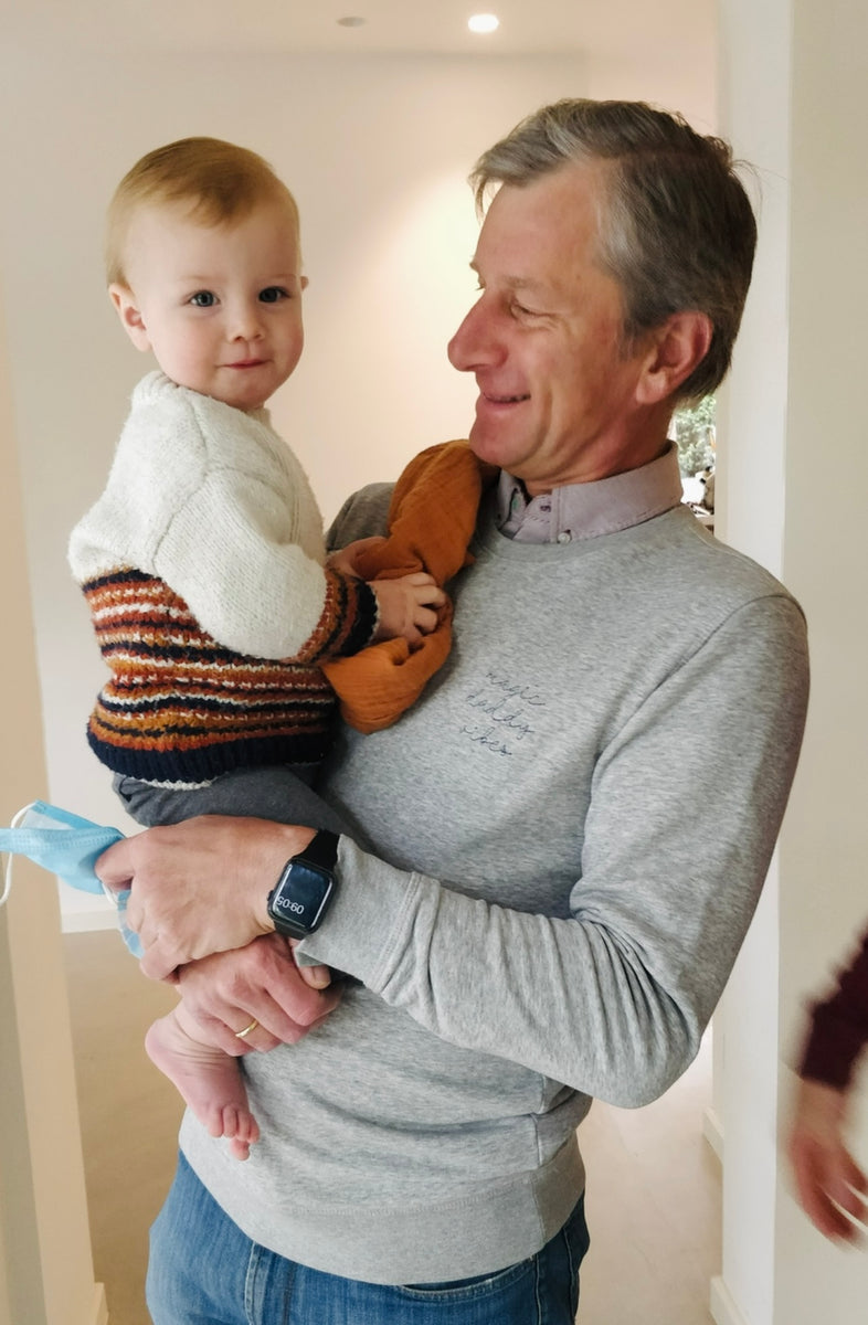 elle and rapha - twinning sweaters - mighty grey DADDY – ella and rapha ...