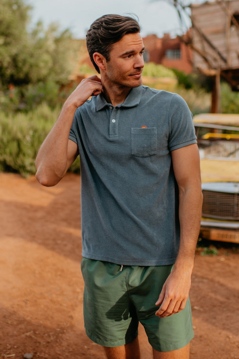 elle and rapha polo shirt - terry SUNRISE POLO – ella and rapha - antwerp