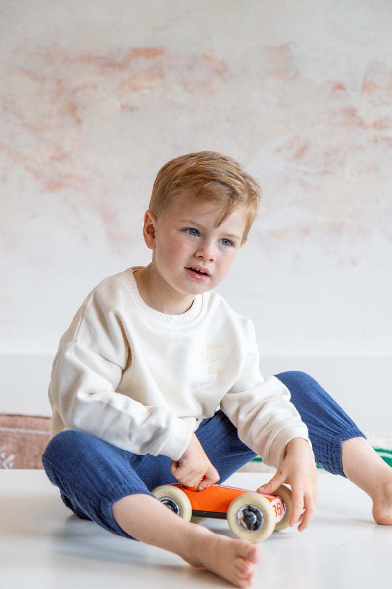 elle and rapha - twinning sweaters - ivory BRO (loose fit) – ella and ...