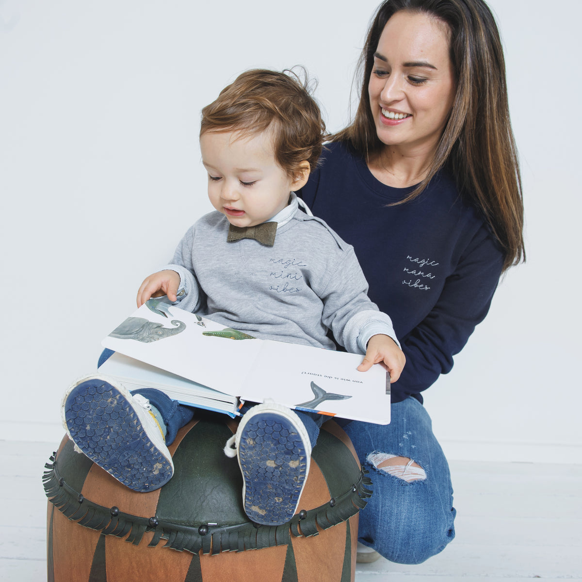 elle and rapha - twinning sweaters - midnight blue MAMA – ella and ...